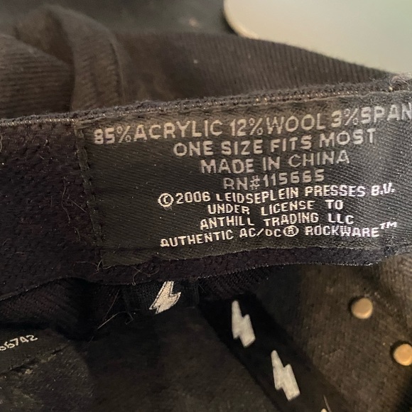 Bio Domes Headgear | Accessories | Rare Acdc 206 Metal Logo Fitted Hat ...